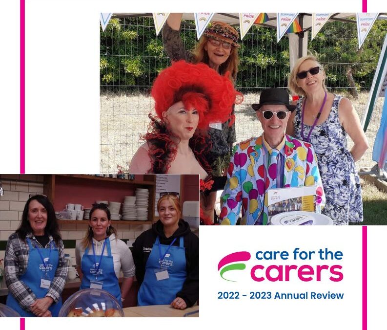 Care for the Carers Annual Review 2022 -23 Cover | Care For The Carers