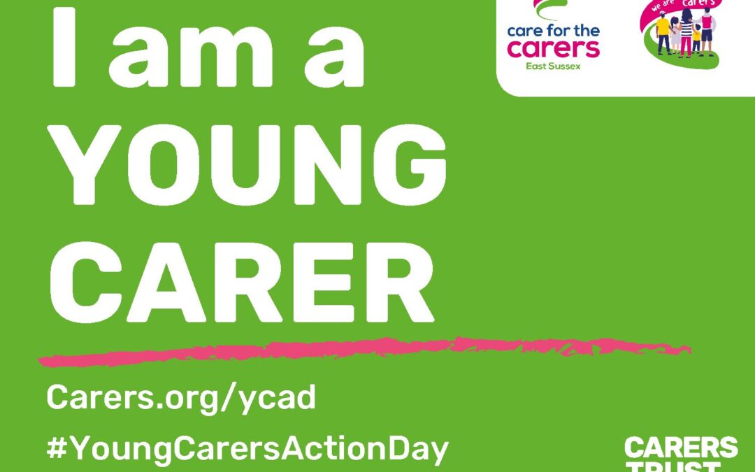 I AM A YOUNG CARER poster (green) | Care For The Carers