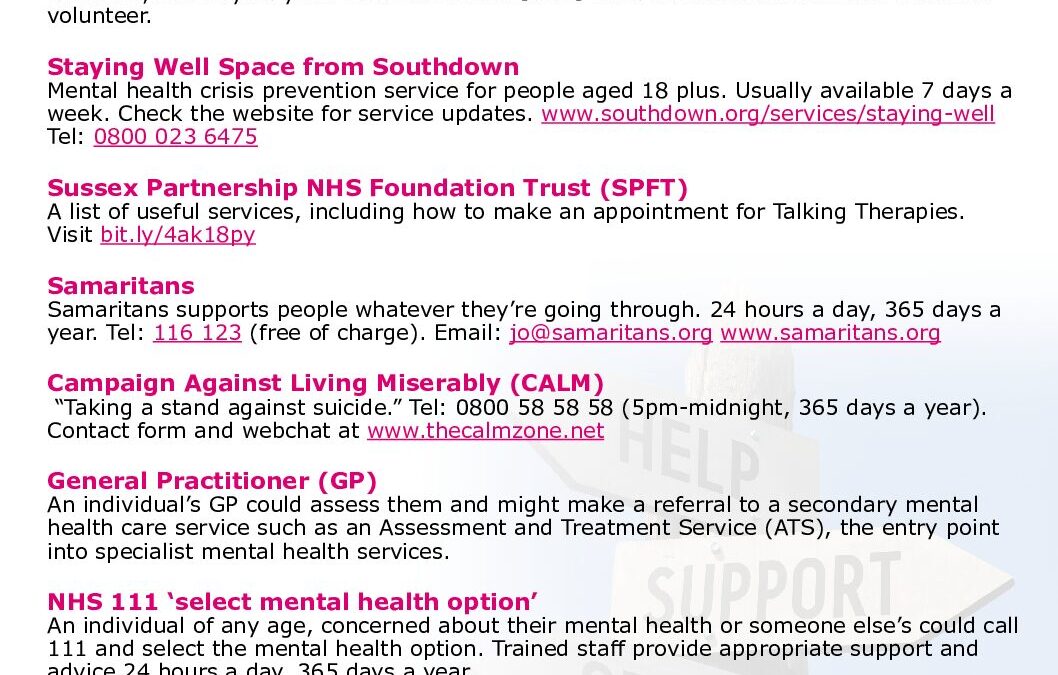 Mental health crisis support Careline Summer 2024 | Care For The Carers